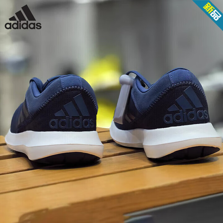 阿迪达斯（adidas）官方休闲鞋男鞋冬季新款运动鞋网面透气轻便减震低帮跑步鞋 FX3594藏青 40.5【图片 价格 品牌 报价】-京东