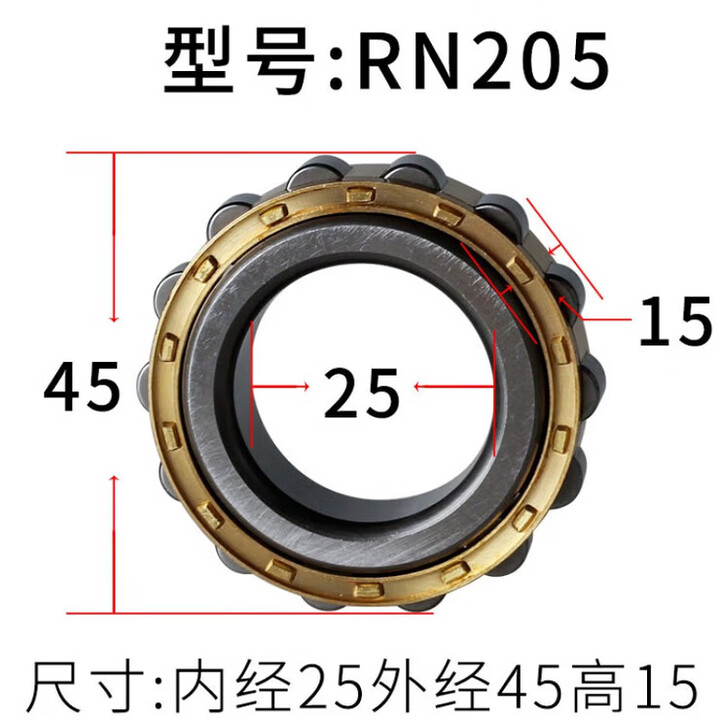 定制适用减速机偏心轴承套整体摇摆RN07 206 09加厚双偏心205品 品质RN206M+偏心套 RN205M内径25【图片 价格 品牌 ...