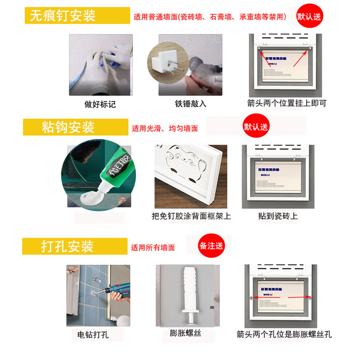 历天景弱电箱盖板电表箱外盖装饰电闸箱遮挡多媒体讯号箱超薄装饰画 彩绘福禄相伴（无需组装） 44*33（容纳横长39竖高29厚1.7cm）【图片 ...