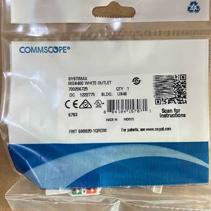 【COMMSCOPE700206725】康普 COMMSCOPE模块700206725六类非屏蔽模块 MGS400-262工程网络家装RJ45 ...
