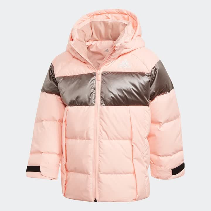 阿迪达斯（adidas）小童保暖舒适连帽休闲羽绒服 GG3632 GG3632 A92【图片 价格 品牌 报价】-京东