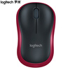 【罗技M185】罗技（Logitech）M185(M186) 鼠标 无线鼠标 办公鼠标 对称鼠标 黑色红边 带无线2.4G接收器【行情 报价 价格 评测】-京东