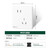 【雷士N25B14X 12】雷士电工（NVC）开关插座 10a斜五孔插座 86型暗装插座面板 N25釉白【行情 报价 价格 评测】-京东