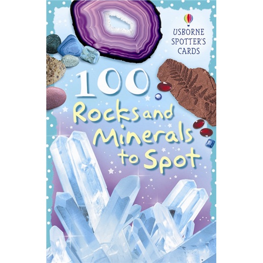 100 Rocks and Minerals to Spot Cards100种要看的岩石和矿物(卡片) Usborne英文原版