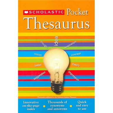 Scholastic Pocket Thesaurus 口袋本英文辞典 英文原版