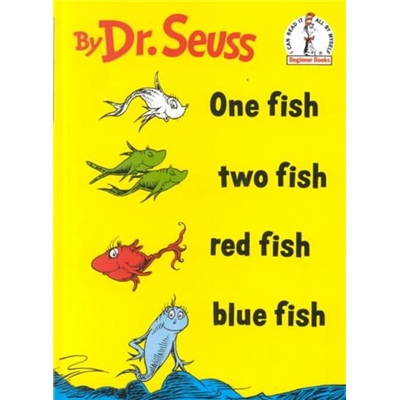 One Fish Two Fish Red Fish Blue Fish一条鱼两条鱼 英文原版