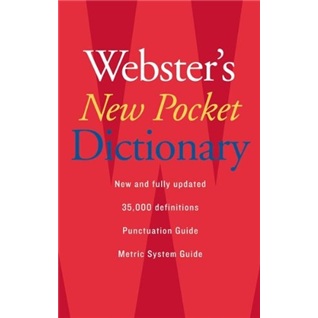 Webster's New Pocket Dictionary 新韦氏口袋词典 英文原版
