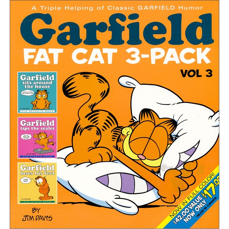 加菲猫英文原版漫画 Garfield Fat Cat3