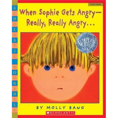 学乐 菲菲生气了 凯迪克银奖 吴敏兰书单 1册 英文原版 儿童绘本 Scholastic When Sophie Gets Angry 3-7岁