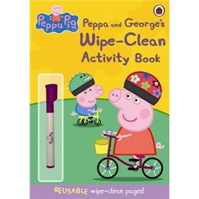 小猪佩奇 Peppa Pig: Peppa and George's Wipe-Clean Activity Book 进口原版英文故事书
