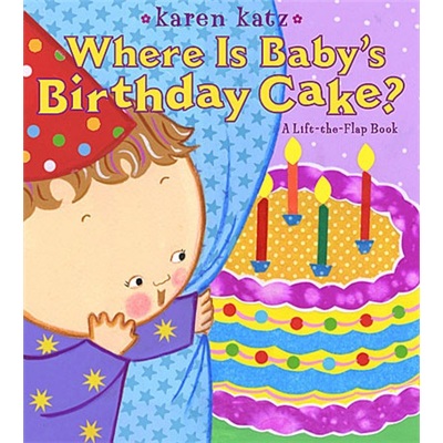 Where Is Baby's Birthday Cake?  Board book 宝宝的生日蛋糕在哪里？