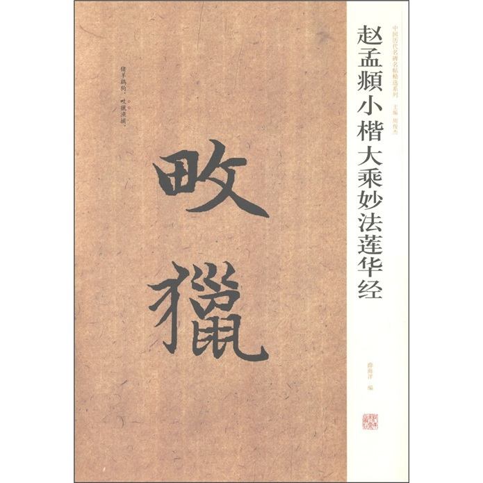 中国历代名碑名帖精选系列：赵孟頫小楷大乘妙法莲华经
