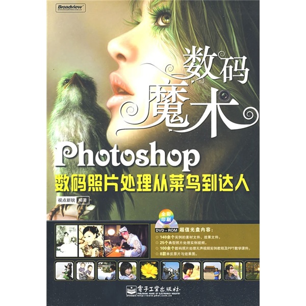 Photoshop数码照片处理从菜鸟到达人（附DVD光盘1张）