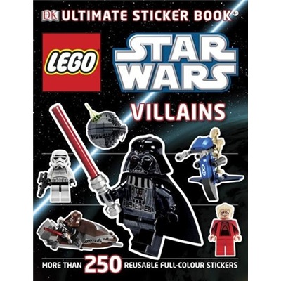 Lego Star Wars Villains Ultimate Sticker Book 进口儿童绘本