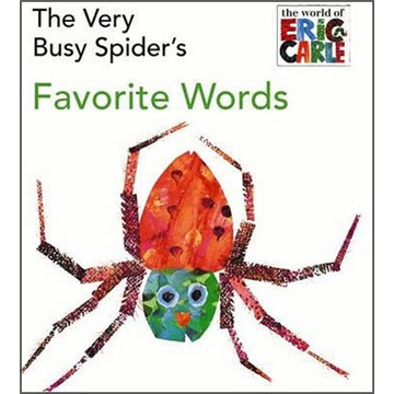 The Very Busy Spider's Favorite Words  Board book  非常忙的蜘蛛最爱的单词