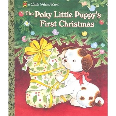 The Poky Little Puppy's First Christmas (Little Golden Book) 小狗伯奇的第一个圣诞节