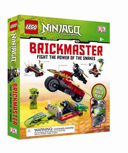 LEGO? Ninjago Fight the Power of the Snakes! Brickmaster 进口儿童绘本