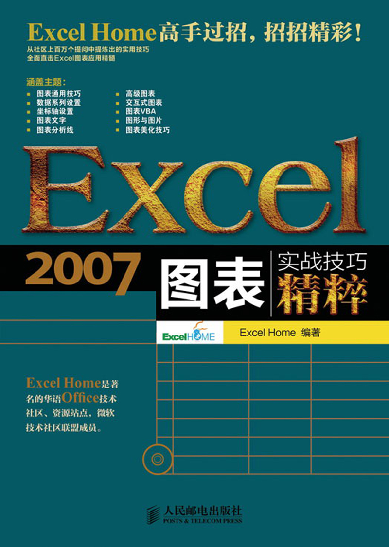 Excel 2007图表实战技巧精粹（附CD光盘1张）（异步图书出品）