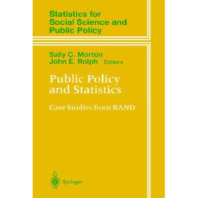 Public Policy and Statistics : Case Studies ...