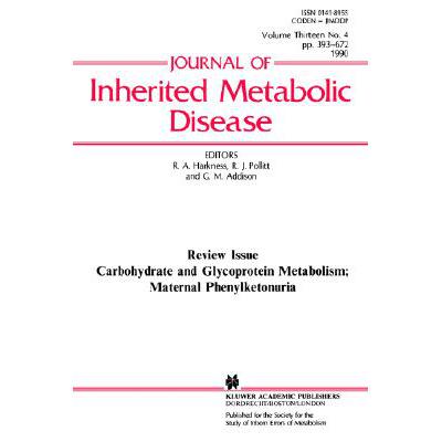 Carbohydrate and Glycoprotein Metabolism; Ma...