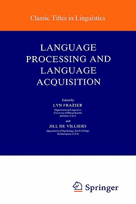 Language Processing and Language