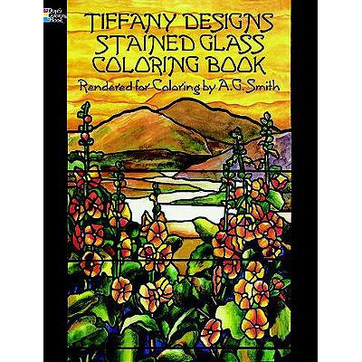 Tiffany Designs: Stained Glass Colouring Book