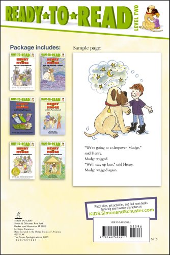 Henry and Mudge Ready-to-Read, Level 2, 6 Books Set