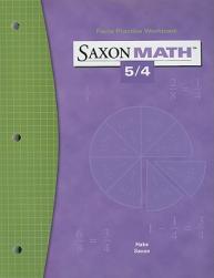 Saxon Math 5/4 Facts Practice