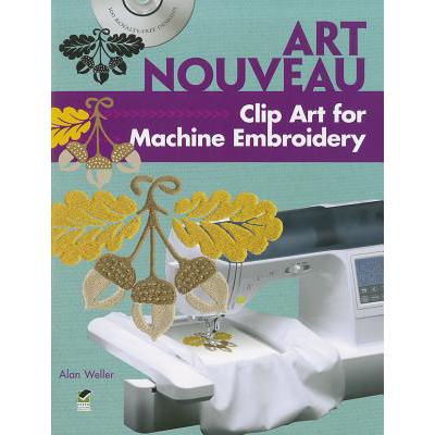 Art Nouveau Clip Art for Machine Embroidery ...