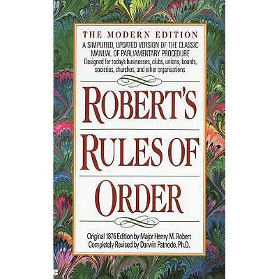 Robert's Rules of Order: A Simplified, Updat...