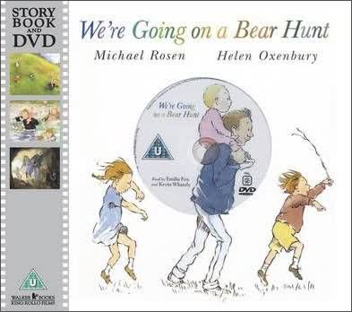 We're Going on a Bear Hunt (Book & DVD) 英文原版