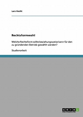 Rechtsformwahl