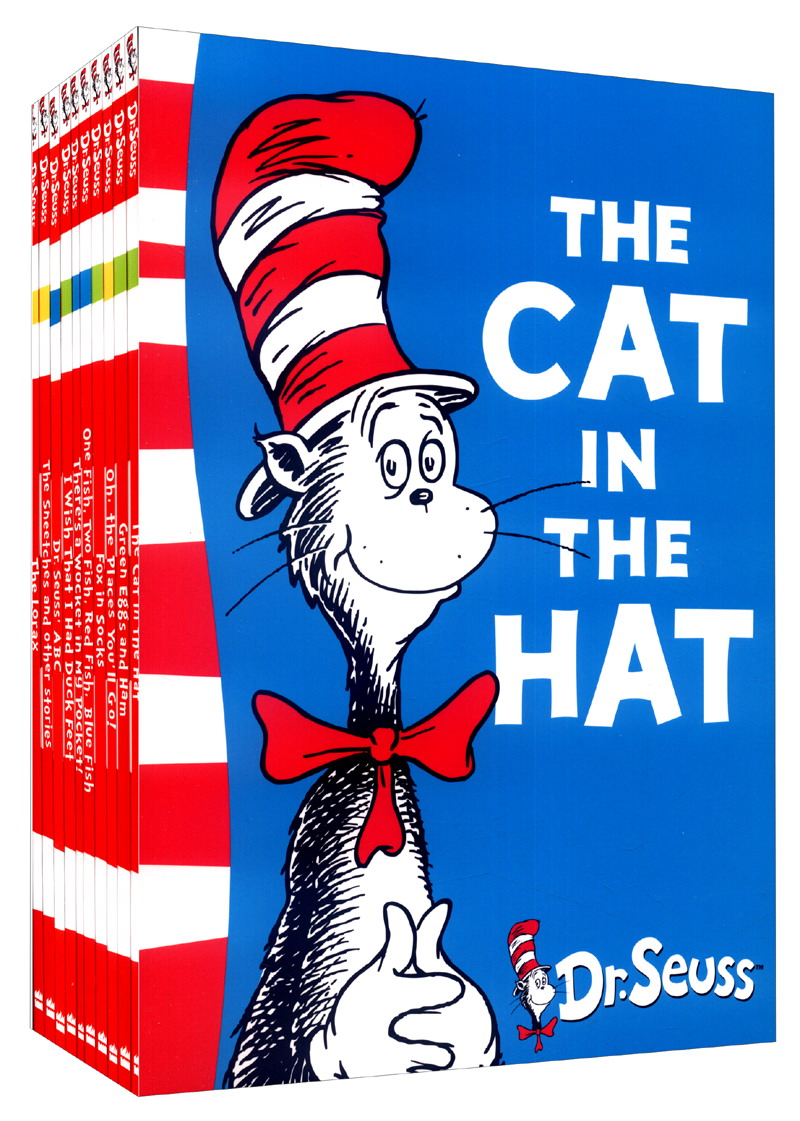 Dr.Seuss's SEUSSCASE， 10 Books 苏斯博士作品套装，共10册 英文原版