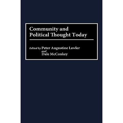 Community and Political Thought Today