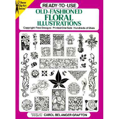 Ready-To-Use Old-Fashioned Floral Illustrations