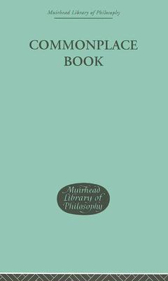 Commonplace Book: 1919-1953