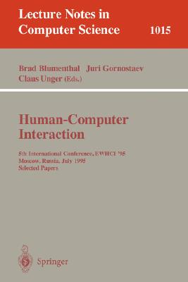 Human-Computer Interaction: 5th