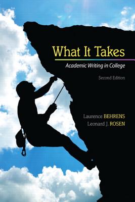 What It Takes: Academic Writing in