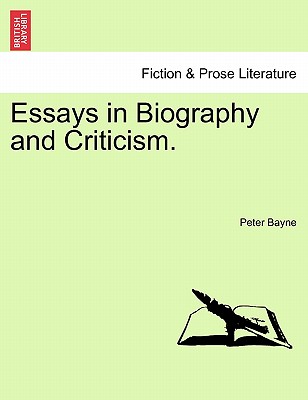 Essays in Biography and