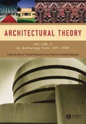 Architectural Theory - An Anthology From