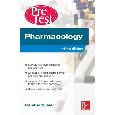现货 Pharmacology Pretest Self-Assessment and Review 14/E