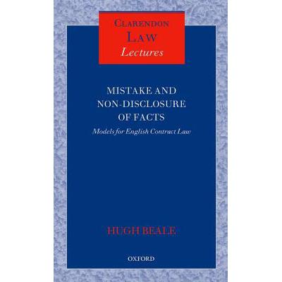 Mistake and Non-Disclosure of Fact: Models f...