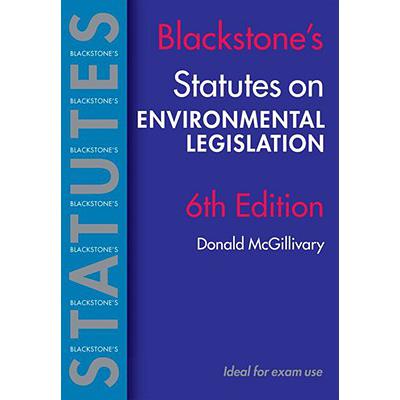 Blackstone's Environmental Legislation
