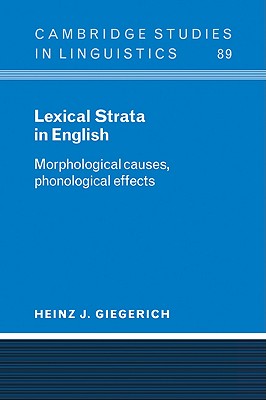 Lexical Strata in English: Morphological