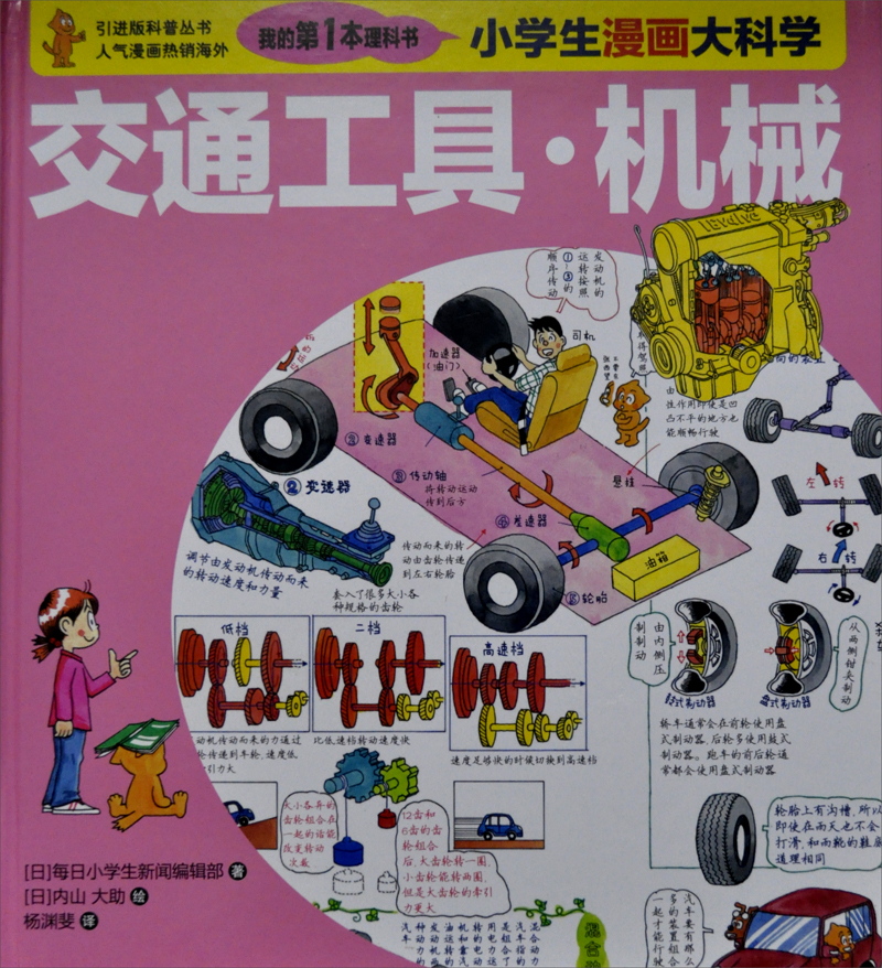 我的第一本理科书·小学生漫画大科学：交通工具·机械