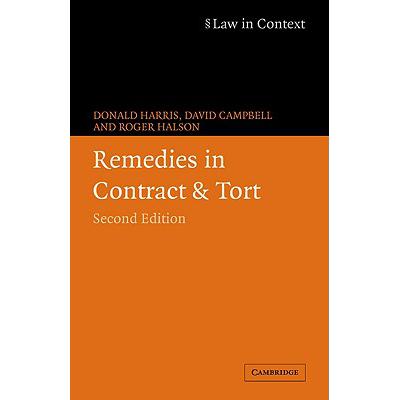 Remedies in Contract and Tort: - Remedies in...
