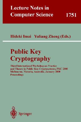 Public Key Cryptography: Third