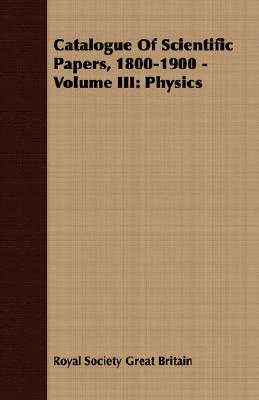Catalogue of Scientific Papers,