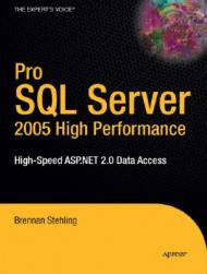 Pro ASP.NET for SQL Server: High