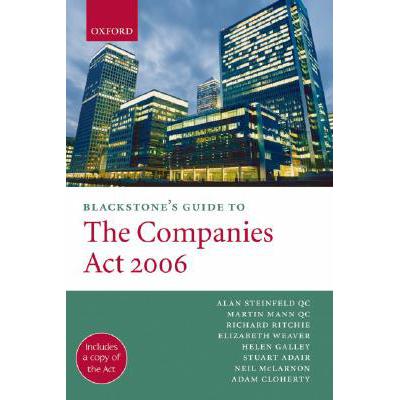 Blackstone's Guide to the Companies ACT 2006